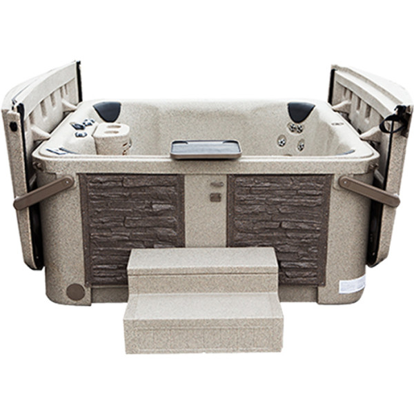Tuff Spa with Open Hard-Top Cover - Auburn Home & Energy Center